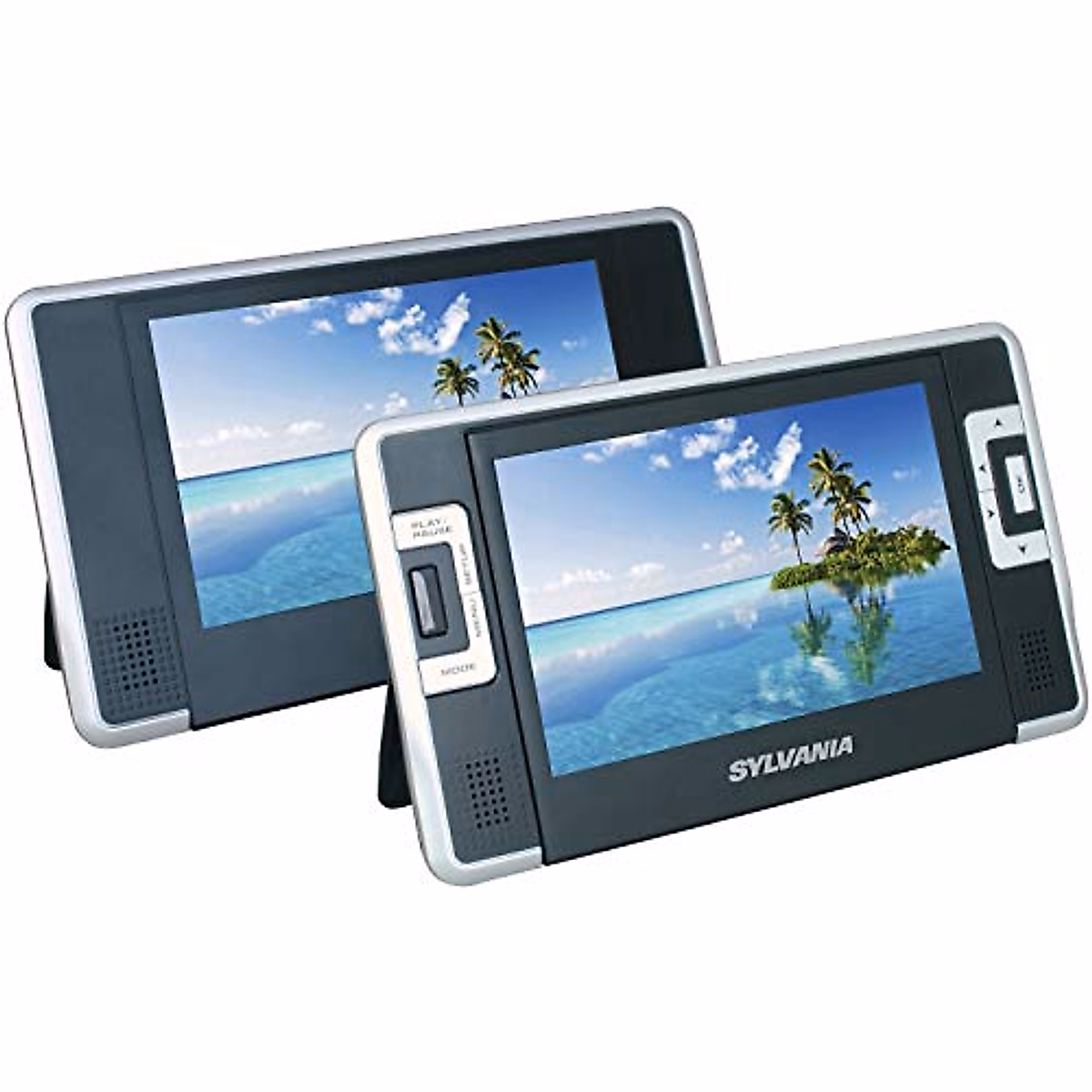 Pwr Dual Car Charger for Portable DVD Player Screens Naviskauto Wonnie Sylvania Philips Insignia Ematic and Others Ly-02 Ay4133 Ay4197 - Extra Long 11 Ft Adapter Cable Cord