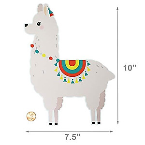 Llama Paper Party Garland, Pastel Banner Décor for All Events - 12 Feet Length Per Strand (1-Pack)