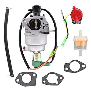 USPEEDA Carburetor For UST GG5500 GG7500N JF182 5500 7500 Watt Generator Fuel Line Filter Gasket Switch