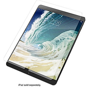 ZAGG InvisibleShield Glass+ Screen Protector for iPad Pro 10.5 and iPad Air 3 (3rd Generation, 2019) - Tempered Glass, HD Clarity, Smudge Resistant, Impact and Scratch Protection - Crystal Clear