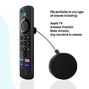 Remote Tether | Security Cable Lock for TV Remotes | tv remote holder | retractable wire remote | remote control holder | Lost Remote solution | Fire stick remote | apple tv remote | Never lose remote