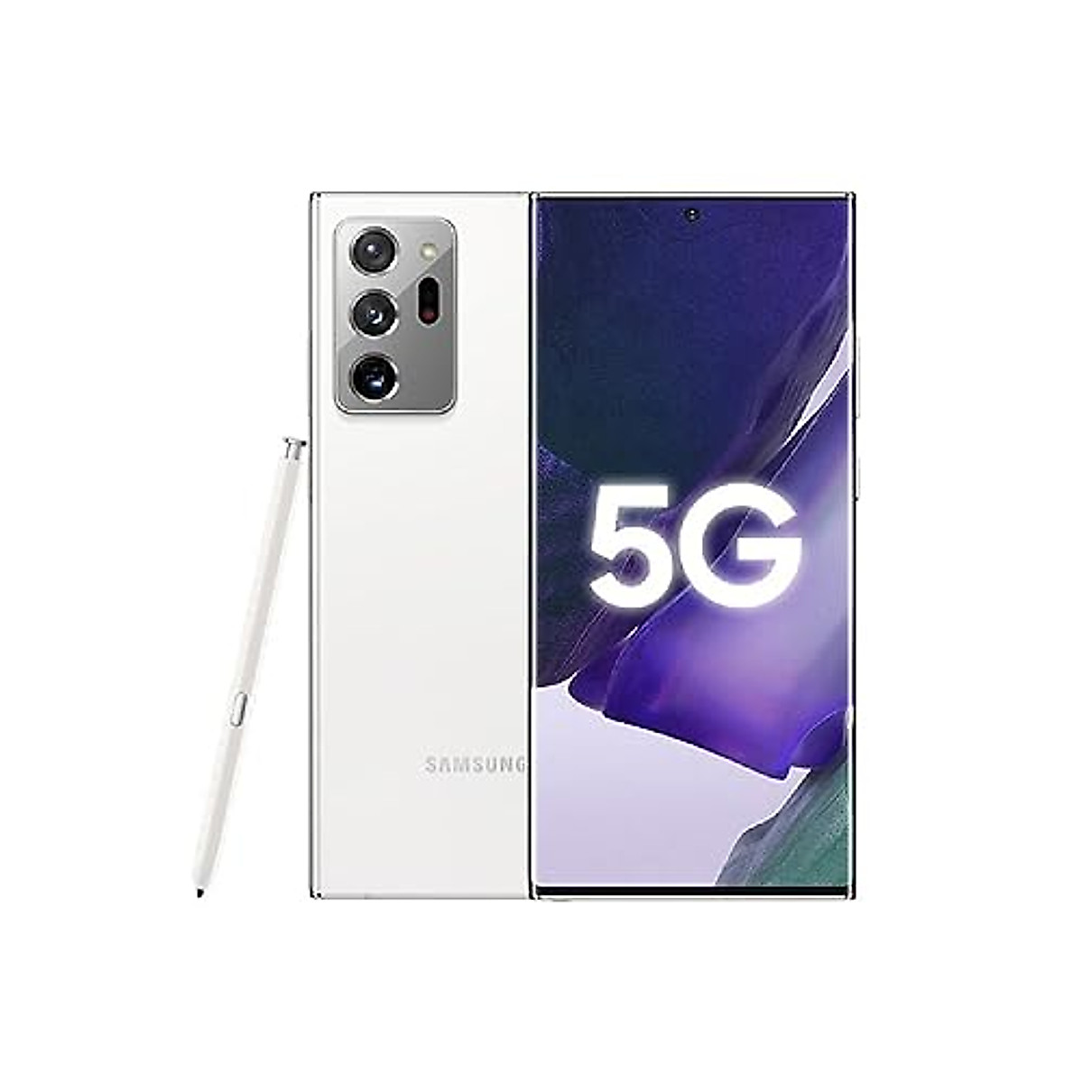 Unlocked Samsung Galaxy Note 20 Note20 Ultra 5G N986U1 6.9" 12GB RAM 128 Snapdragon NFC Original Android Cell Phone Mystic Black/US Version / N986U1 Simple Set