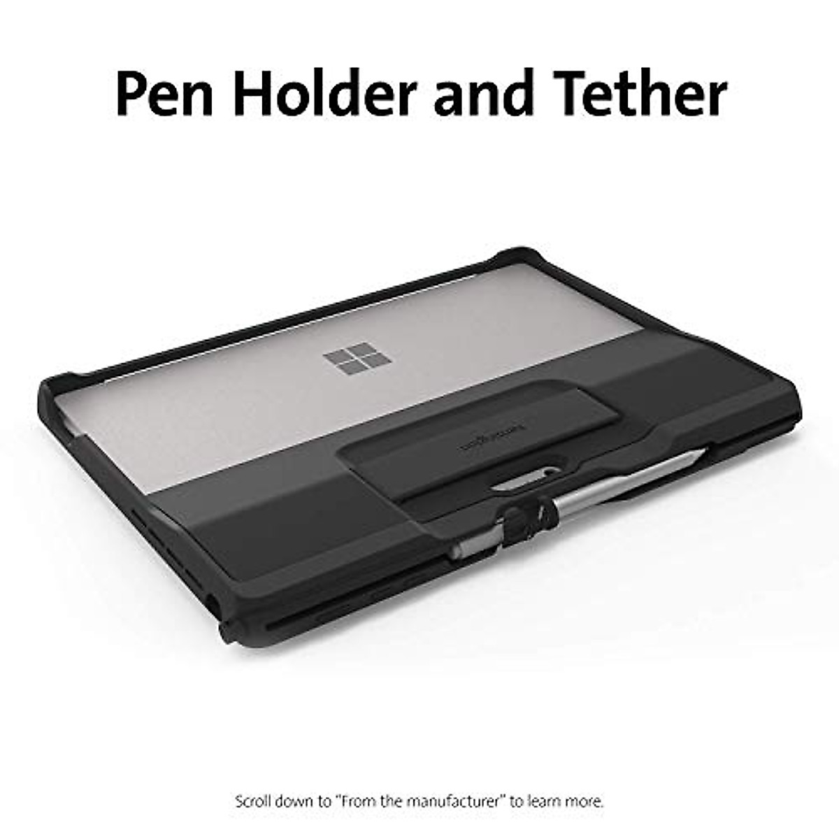 Kensington Surface Pro 7 Rugged Case - Surface Pro 7, 7+, 6, 5, 4 (K97951WW), Black