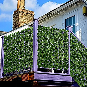 DearHouse Artificial Ivy Privacy Fence, 177.2x78.7inch Artificial Hedges Fence and Faux Ivy Leaf Decoration for Outdoor Decor, Home, Garden Decor