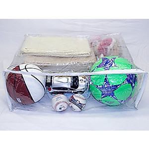 Oreh Homewares X-Large Heavy Duty Vinyl Zippered Closet Storage Bags (Clear) for Sweaters, Blankets, Comforters, Bedding Sets and Much More! 10-Pack