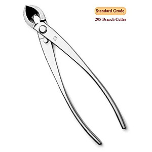 TianBonsai 6-PCS Bonsai Tool Set Including Concave Cutter Straight Edge Cutter Trunk Splitter Wire Cutter Bonsai Pliers And Bonsai Scissors Equip With Tool Bag