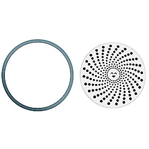 1 Pcs Shower Drain Cover Hair Catcher, Drain Protector Good Grips Easy Clean Strainer Stainless Steel Hair Trap Mesh for Shower Bath Drain Filter