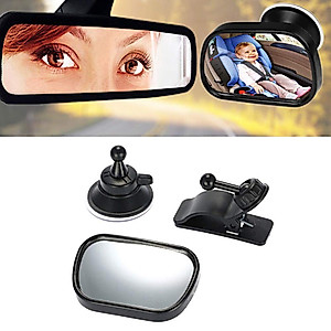 xinyijiayi Backseat Mirror Baby Mirror for Car Rear View Mirror Car Seat Mirror for Infant Toddler Shatterproof Safety Rear View Backseat Mirror 360 Degree Rotatable