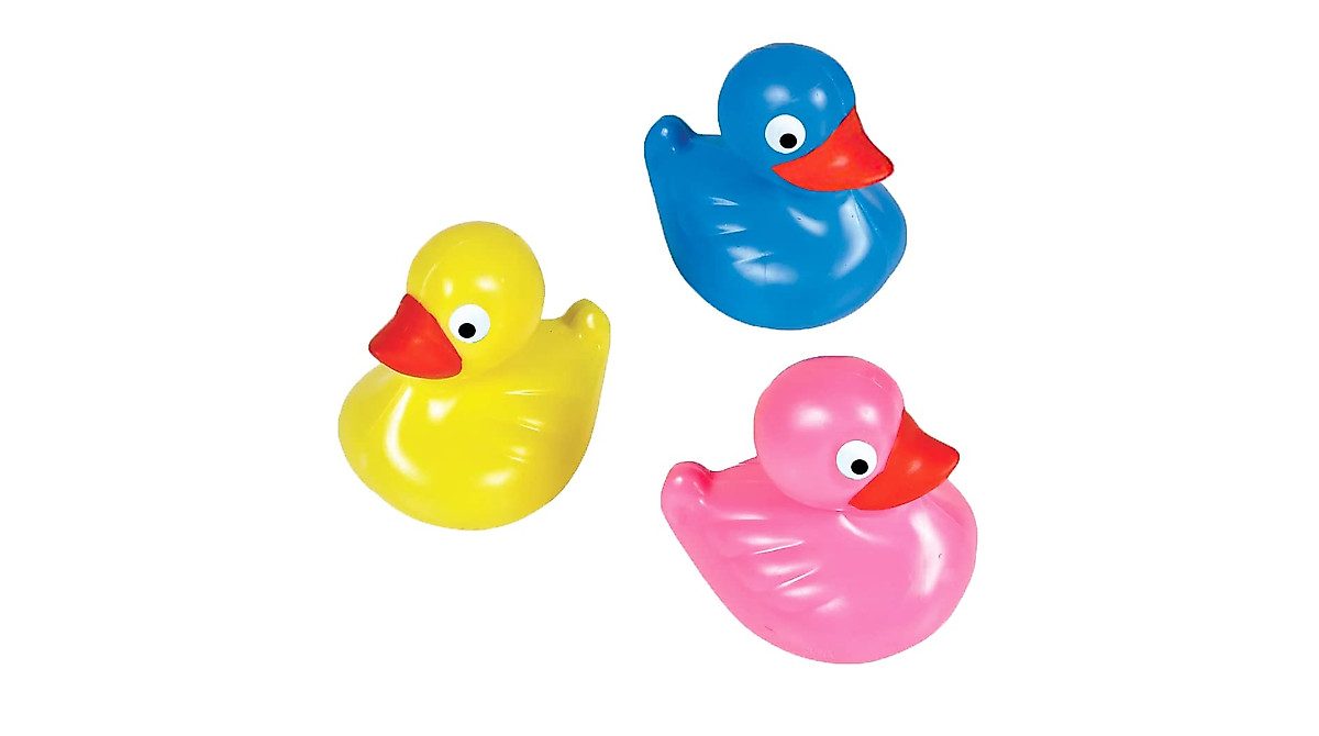 3" Floating Weighted Duck Set - Fun Carnival Prizes