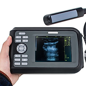 Colilove Veterinary Ultrasound Scanner Handheld Digital Ultrasound Scanner Veterinary Handscan V8 with 4.0MHz Rectal Probe for Pregnancy Check On Farm Animals Cattle/Horse/Camel/Equine/Goat/Cow/Sheep