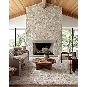 Loloi Amber Lewis Alie Collection ALE-05 Gold/Beige 5'-3'' x 7'-9'', .13'' Pile Height, Area Rug