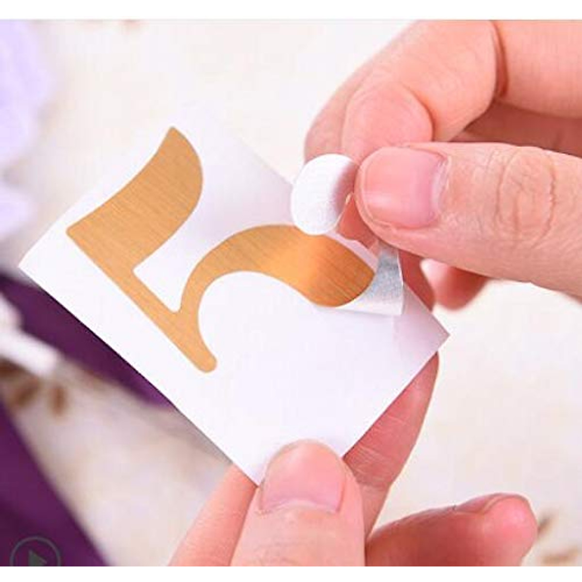 Wedding Party Number Stickers for Table Card Accessories Decorative self-adhensive Number Sticker 1-10