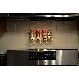 LaBrinx Designs Medium Suction Cup Shelf - Live Plants, Windows, and Bathrooms