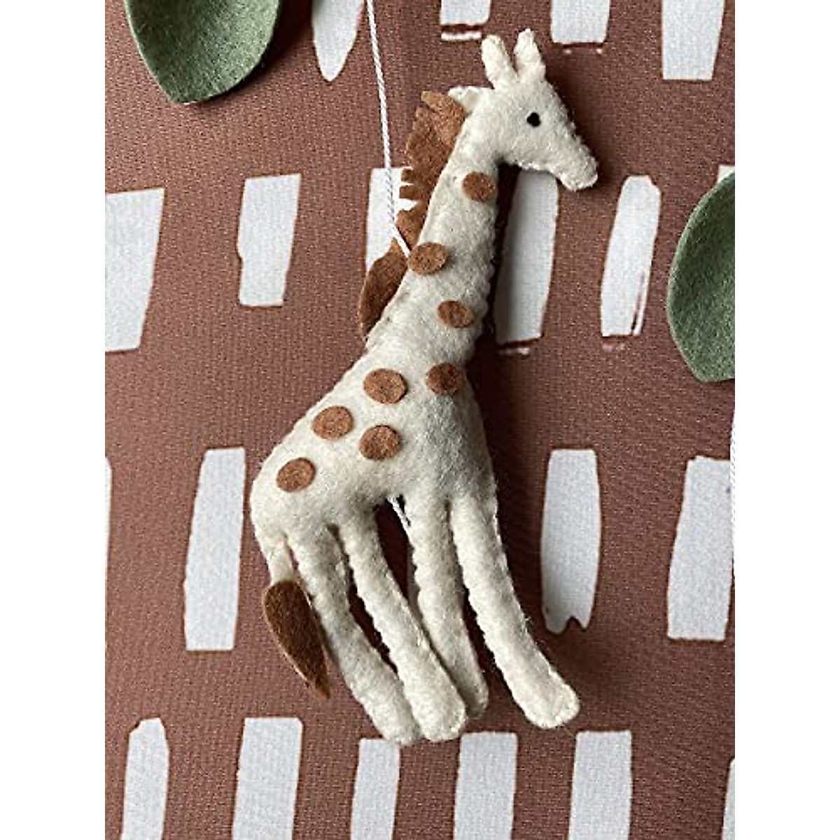 Sorrel + Fern Baby Crib Mobile - Safari Adventure (Elephant, Lion & Giraffe) - Nursery Decoration Ceiling Mobile and Baby Shower for Boys - for Boys & Girls