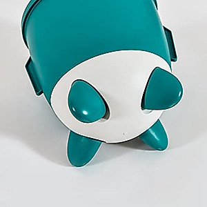 Beerty Trash Can - Creative Rocket Trash Can Household Rubbish Bin Plastic Storage Bins for Kitchen Bathroom Living Room Office Grey, approx.23.5x37cm9.25x14.57in