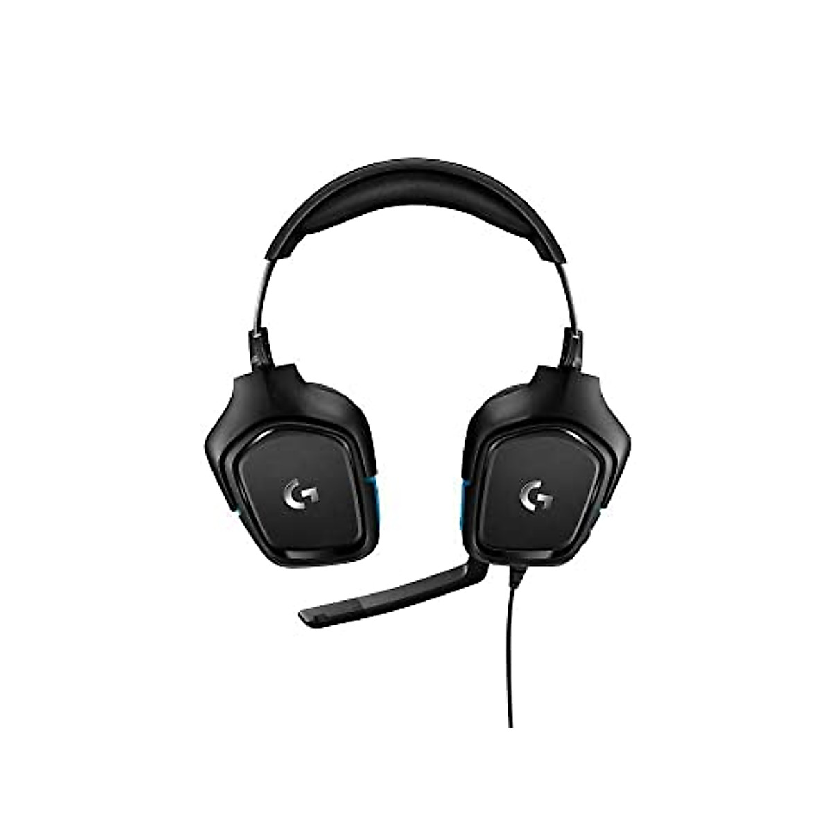 Logitech G432 DTS:X 7.1 Surround Sound Wired PC Gaming Headset (Leatherette) (Renewed)