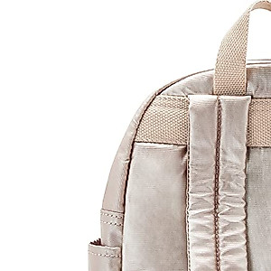 Kipling Matta Up Metallic Backpack Quartz Metallic