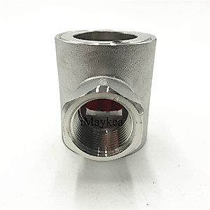 1/2" NPT Stainless Steel 304 Sight Water Flow Indicator With Concentric PTFE Impeller