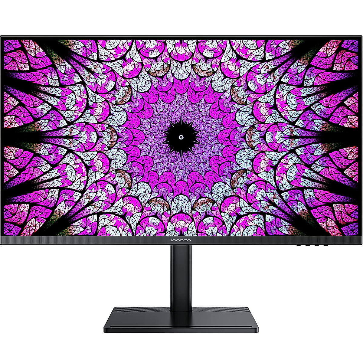 INNOCN 28" 4K UHD 3840 x 2160 IPS Computer Monitor Built-in Speaker, 93% DCI-P3, HDMI, Display Port, Eye Care, Flicker Free, Height/Tilt Adjustable Stand, Black
