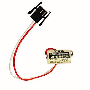 WELLVEUS 5Pcs 1/2AA 3V PLC Replacement Battery for FDK CR14250SE Sanyo CR14250