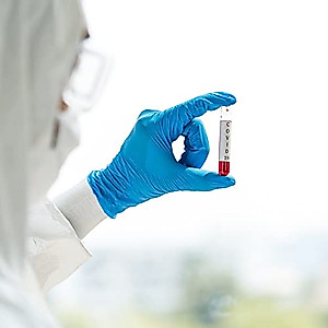 Wostar Nitrile Disposable Gloves Large Powder Free 4mil 100 Pcs Latex Free Dark Blue Exam Disposable Gloves