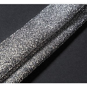 TIE G Men's Glitter Velvet Suspender + Bow Tie Set for Wedding, Party : Glittering Effects, Adjustable Braces, Strong 6 Clips (Twinkle Silver)