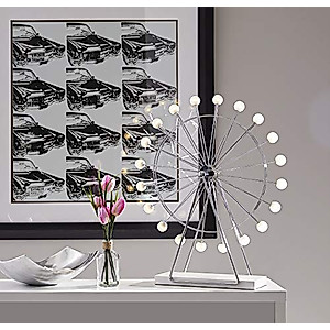 Adesso Home 2120-22 Transitional LED Table Lamp from Coney Collection in Chrome Finish, 5.25 inches, Large, Bronze