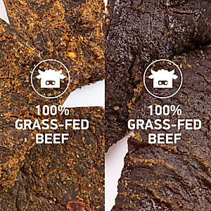 KRAVE Zero Sugar Beef Jerky, Variety Flavors - All Natural 100% Grass Fed Beef - Protein Packed Keto Snacks Roasted for Maximum Flavor - Gluten Free - 2.1 Ounce (Pack of 4)