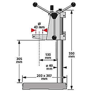 wolfcraft Drill Stand I 5027000 I For safe stationary drilling
