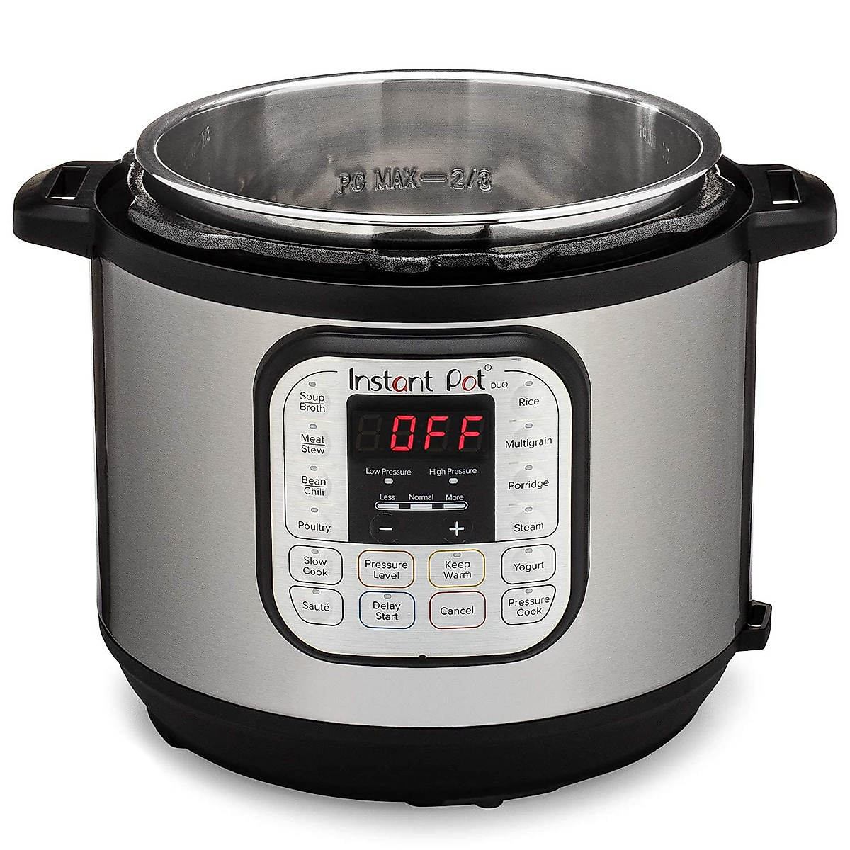 Instant Pot IP-POT-SS304-60 Genuine Stainless Steel Inner Cooking Pot - 6 Quart & Silicone Cover 5 & 6 quart