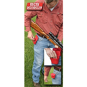 MTM Ammo Belt Pouch (Red) Small