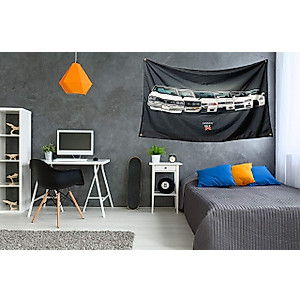 RNGMC GTR Car Flag 3×5 Ft Banner with Brass Grommets 210D Vivd Color Flag