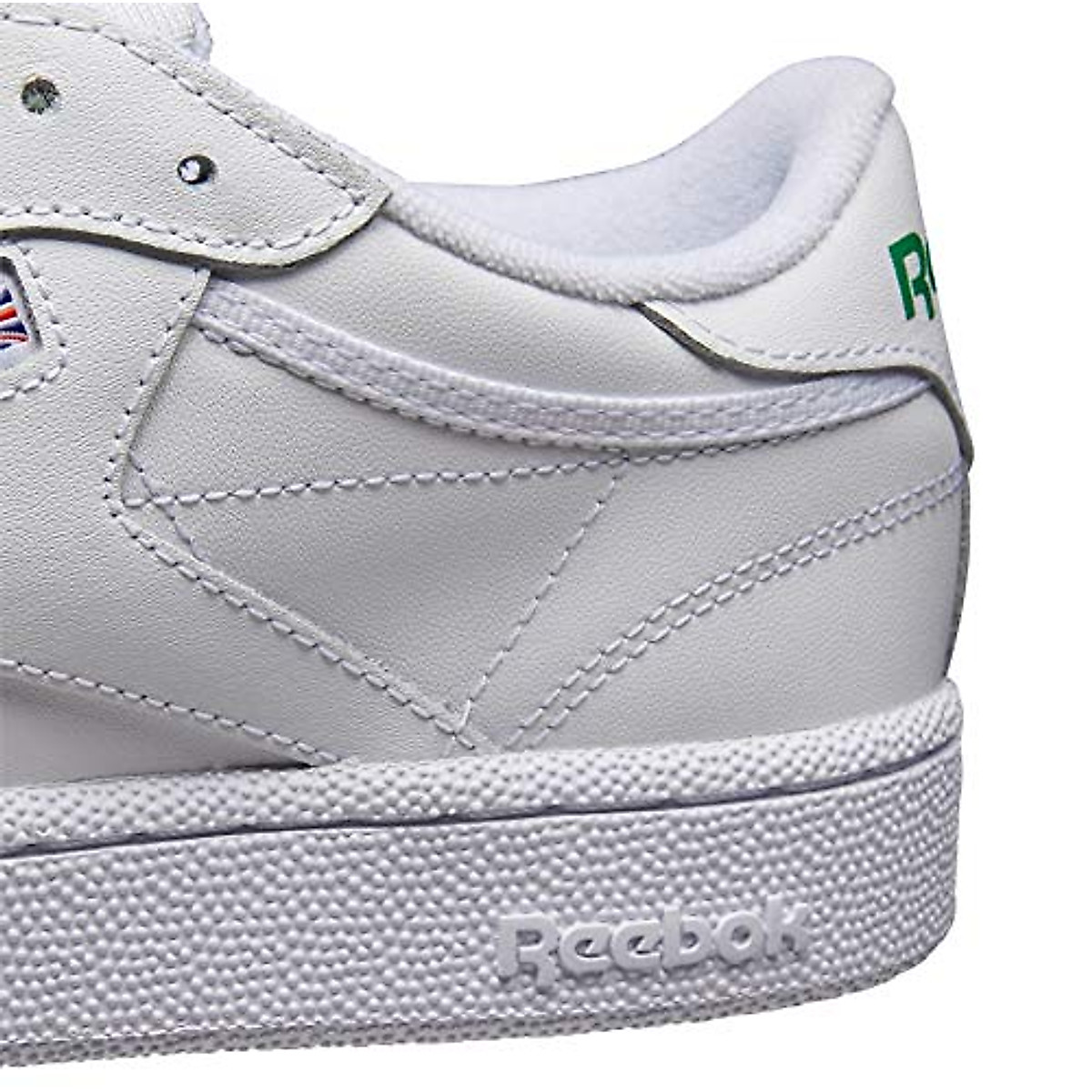 Reebok Men's Club C 85 Fashion Sneaker, white/green, 11 M US