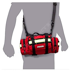 Elite Bags Rescue Waist Kit – Waist Pack | Functional and Comfortable | Elite Bags (Red)