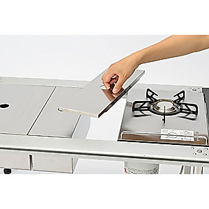 Snow Peak CK-025 Stainless Steel Box, Half Unit