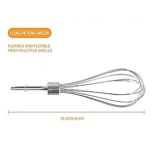 QIUSGE Hand Mixer Electric Eggs Beater Garlic Chopper, Household Small Semi-Automatic Cordless Electric Blender for Kitchen Cooking Baking Cake Egg Cream Yeast Dough (Mint Green)