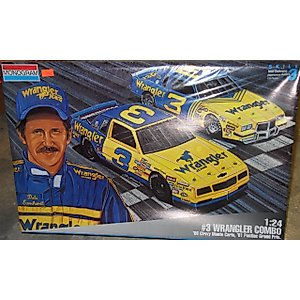 Monogram #3 Wrangler Combo Model Kit Skill Level 3 '86 Chevy Monte Carlo '81 Pontiac Grand Prix 1:24 Scale