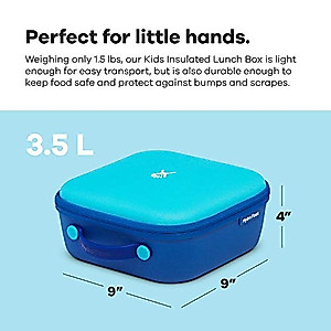 Hydro Flask Lightweight Insulated Kids Lunch Box - 3.5 L, Ocean/Whale