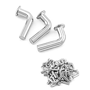 QWORK Pallet Rack Drop Pin, 50 Pcs M8x30mm Heavy Duty J Bolt Safety Universal Pins, Accessory Shelving System, Easy installtion Cross Beam Locker Drop Pin