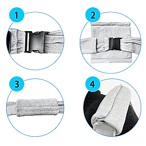 Kanemc Dog Sling Carrier for Small Dogs Cat Puppy Pets Up to 16.5lbs, Comfy Hard Bottom Support, Adjustable Padded Shoulder Strap, Hands-Free Dog Carrier Sling Bag for Outdoor Travel