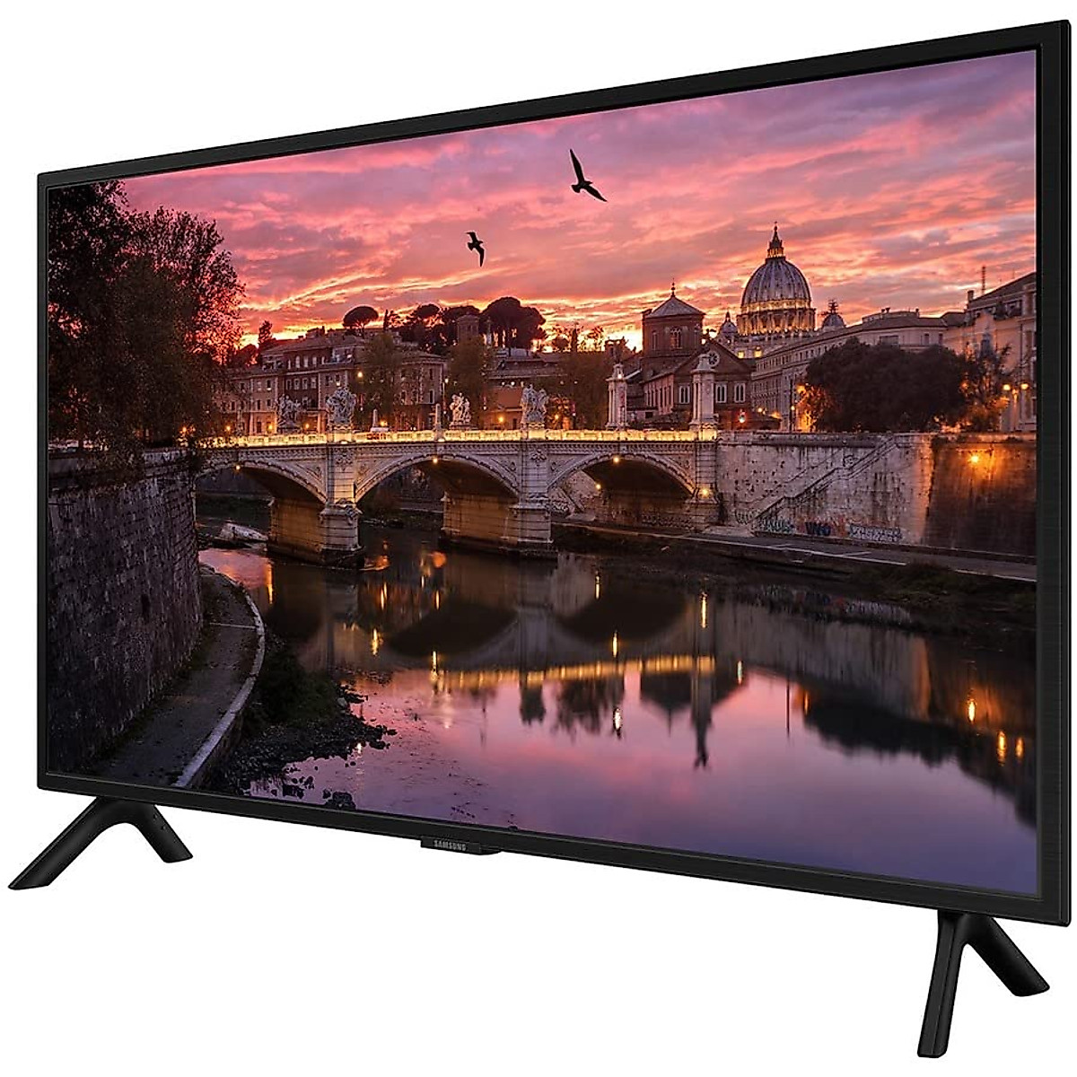 SAMSUNG HQ50A/NJ690W HG32NJ690WF 32" Smart LED-LCD TV - HDTV - Black - HLG - Quantum Dot LED Backlight - 1920 x 1080 Resolution