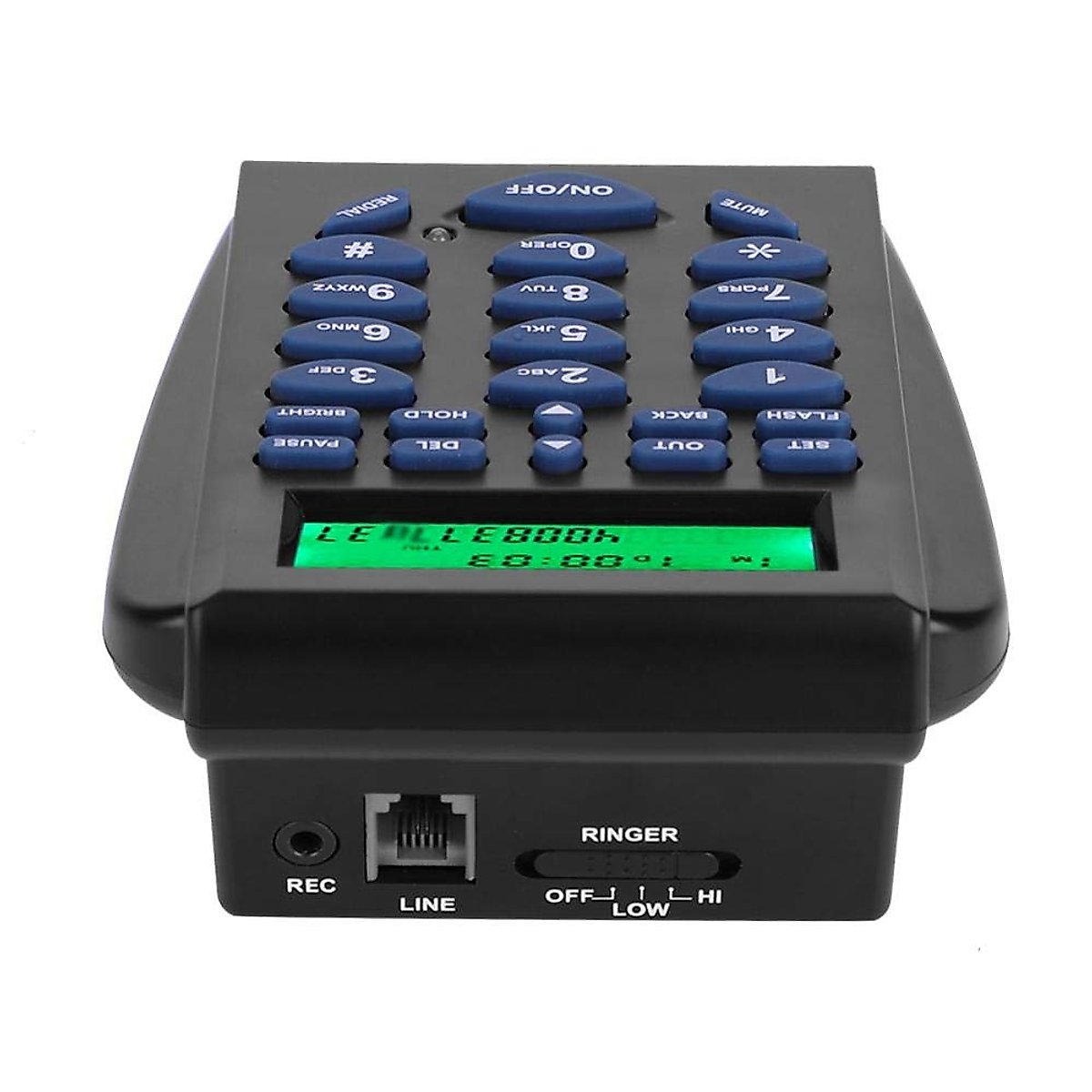 Traffic Headset, Multi-Function Business Office Answering The Phone Headset to Eliminate Noise, Smart Calls. Caller ID Feature, Suitable for The Attendant to Answer The Call.