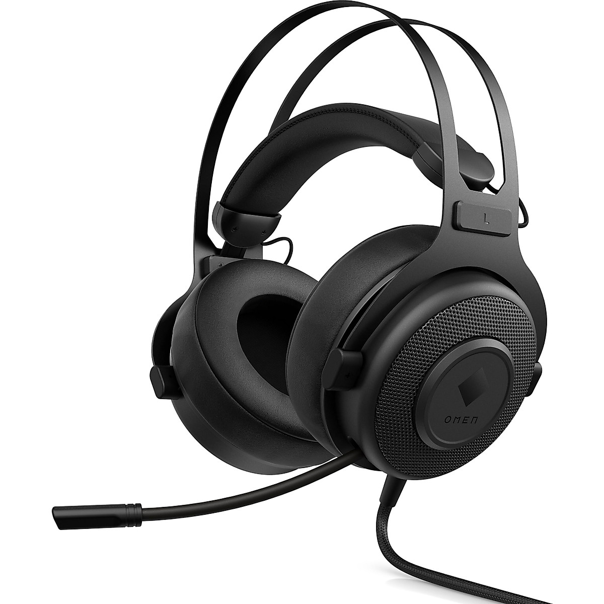 HP OMEN Blast Headset | Gaming Headset with Retractable, Noise Canceling Microphone and 7.1 Surround Sound | Multi-Compatible Xbox One, PS4, and PC Headset | USB Headset | (1A858AA)