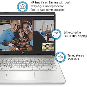 HP 14 inch FHD Display Laptop, AMD Ryzen 3 3250U up to 3.5GHz (Beat i5-7200U), 16GB RAM, 1TB SSD, AMD Radeon Graphics, Webcam, WiFi 5, Bluetooth, Windows 11 Home in S Mode, Bundle with JAWFOAL