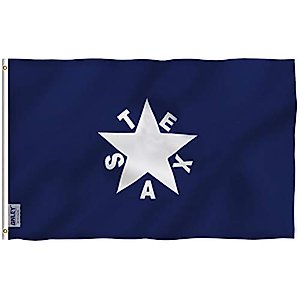 ANLEY Fly Breeze 3x5 Foot Zavala De Lorenzo Texas Flag - Vivid Color and Fade Proof - Canvas Header and Double Stitched - Texan History Flags Polyester with Brass Grommets 3 X 5 Ft