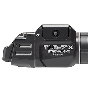Streamlight 69424 TLR-7 X 500-Lumen Compact Tactical Weapon Light, Includes High, Low Paddle Switches and Key Kit, Black