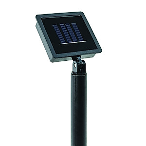 IdeaWorks JB7356 Solar Paw Print Outdoor Lights, Black