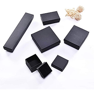 Mlouye Dangle Earrings for Women, Rhinestone Earring Dangling Long Tassel Crystal Chandelier Drop Earrings for Prom Party Black Tone