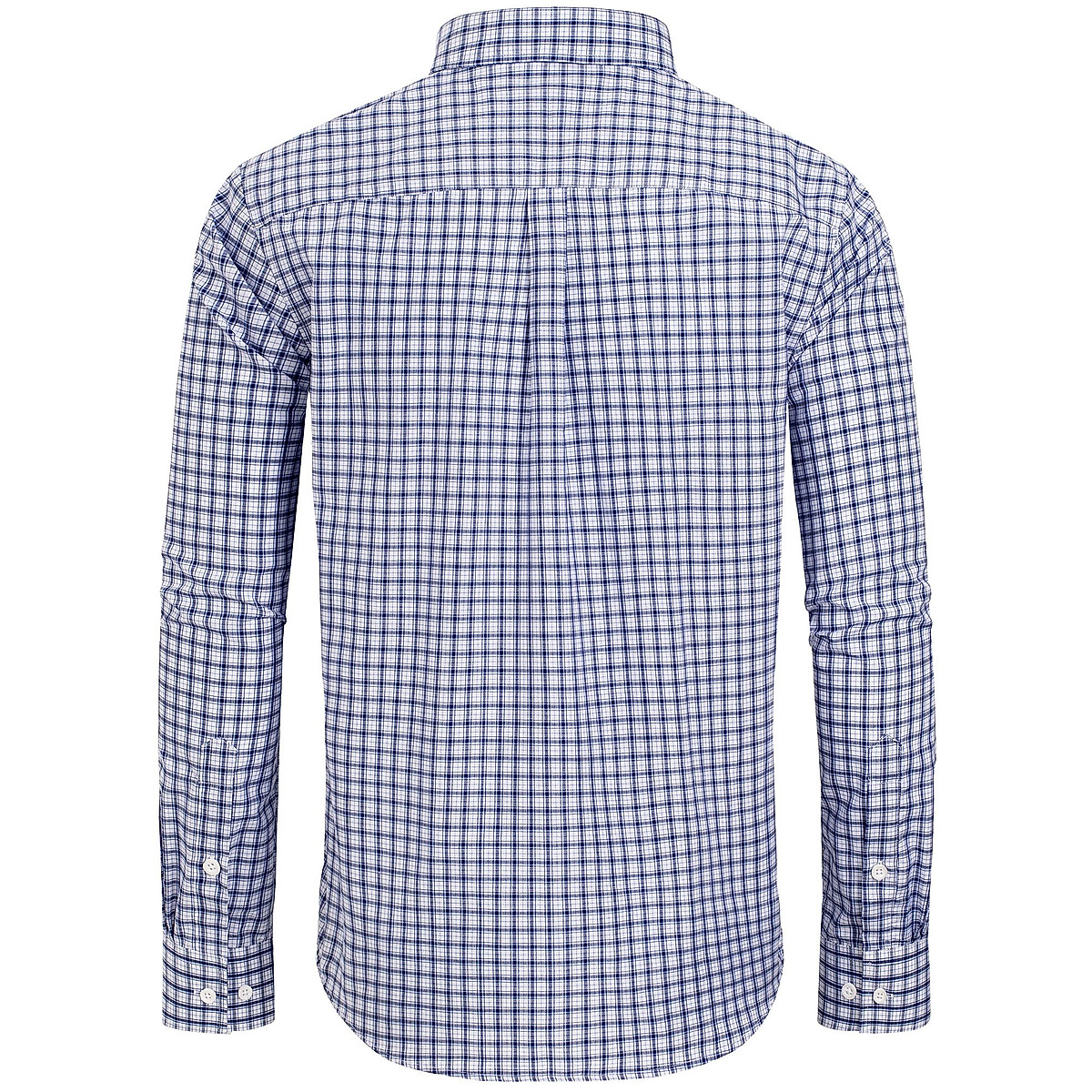 Alimens & Gentle Men's Plaid Button Down Shirts Cotton Long Sleeve Dress Shirts Regular Fit Gingham Shirts