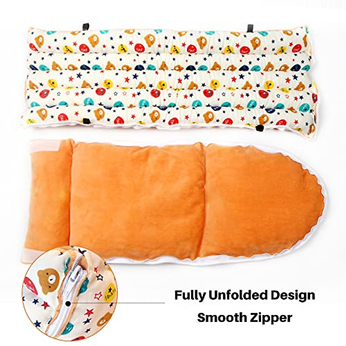 BUCATSTATE Guinea Pig Bed House with Accessories Cozy Hamster Home Large Hideout - Detachable Cushion for Dwarf Rabbits Hedgehog Ferrets Winter Nest Hamster Cage